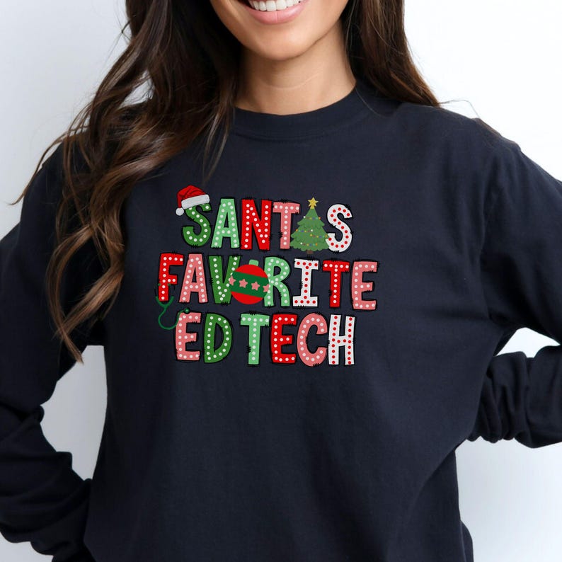 ED Tech Shirt Christmas, ER Tech Comfort Colors Shirt, Emergency ...