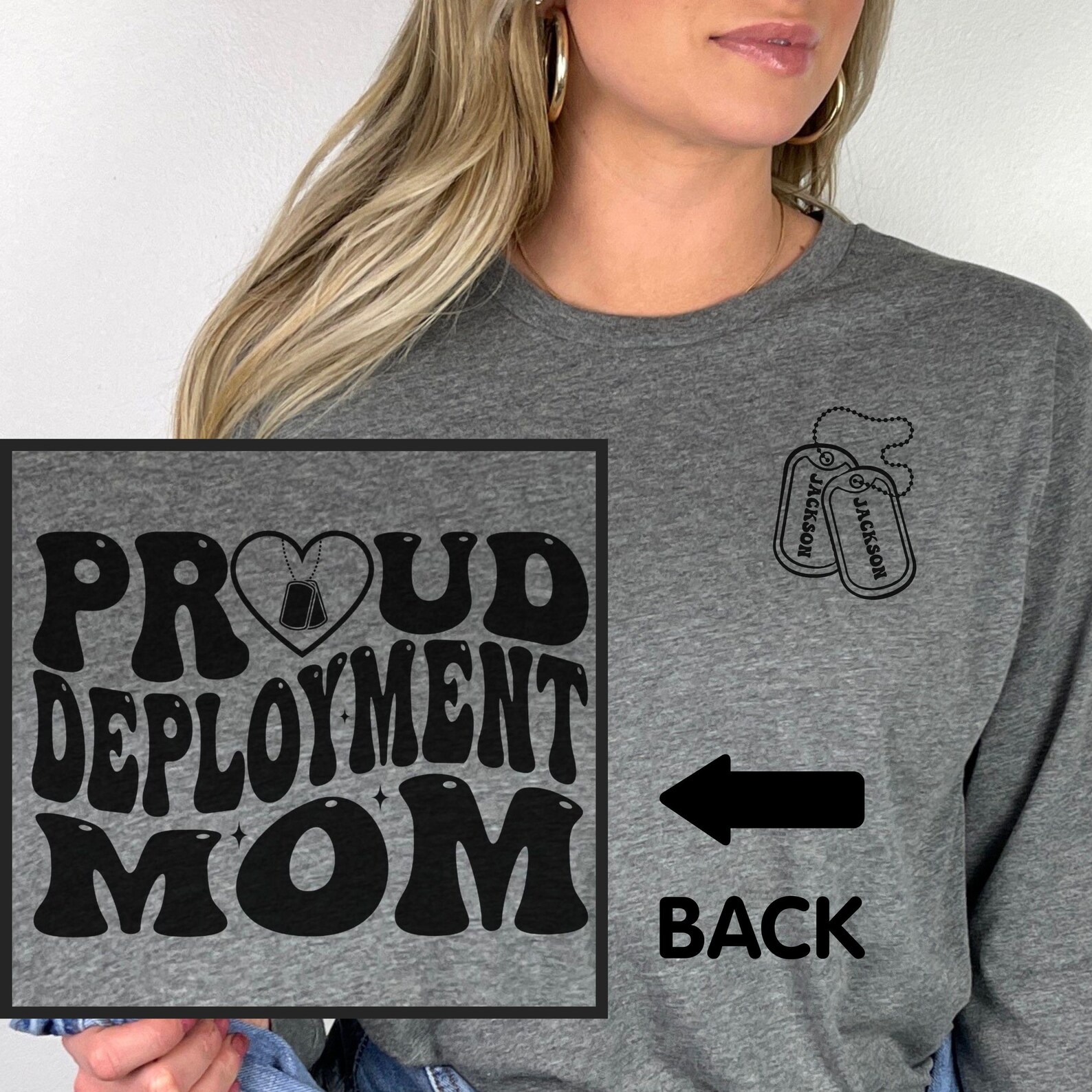 Deployment Mom Era Shirt, Military Deployment Mom Sweatshirt ...