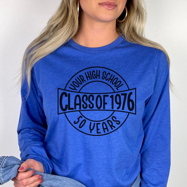 Custom 50th Class Reunion Shirt - Etsy