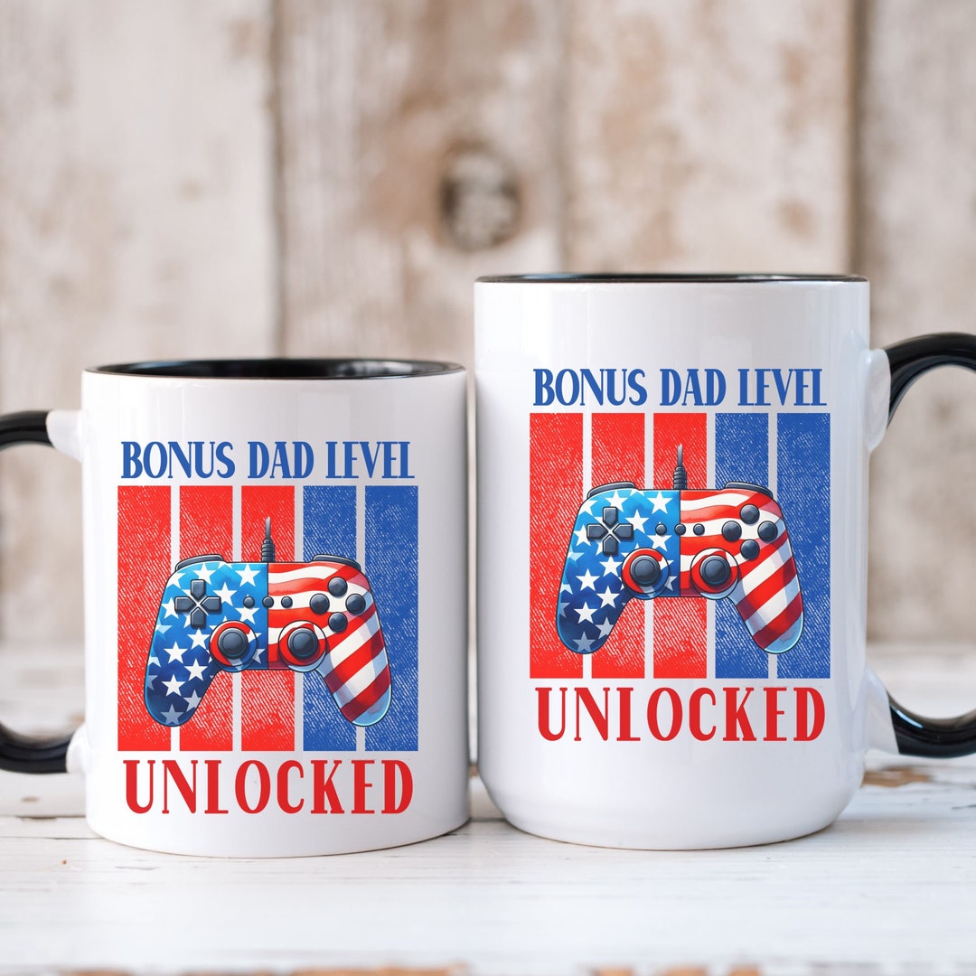 Gamer Bonus Dad Fathers Day Gift, Step Dad Gift for Fathers Day, Bonus ...