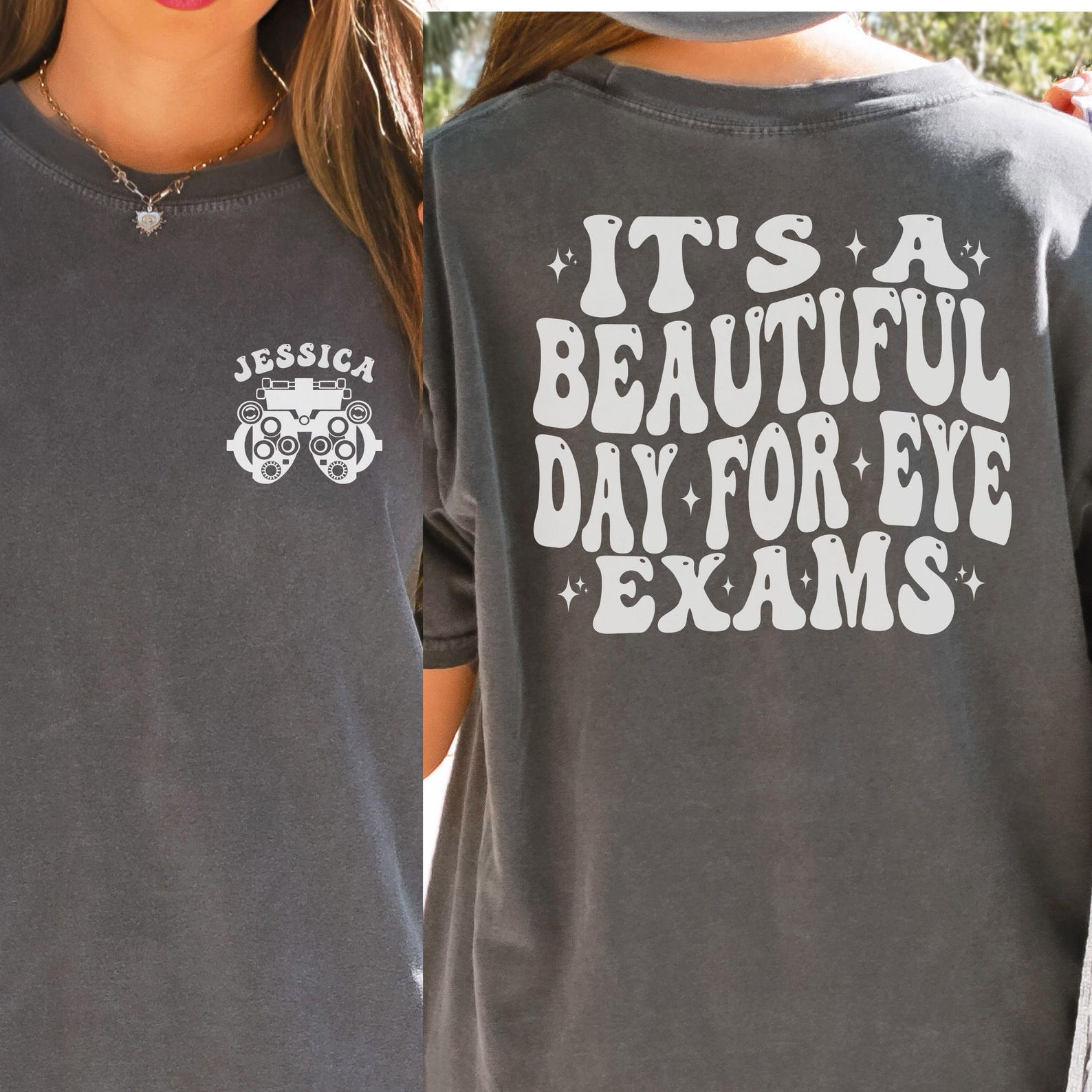 Optometry Shirt Personalized, Custom Optometry Technician Comfort ...