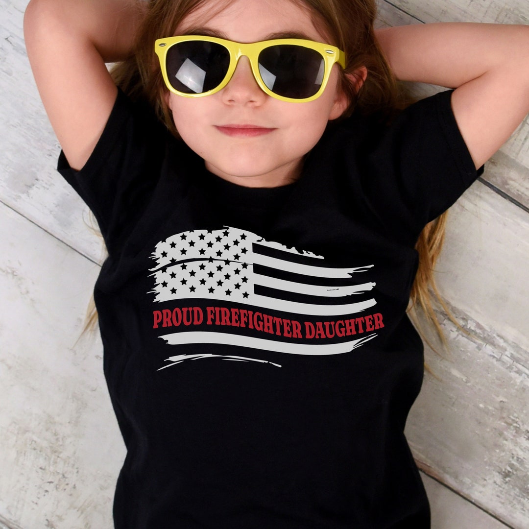 Firefighter Daughter Shirt, Fire Daughter Gift, Baby Firefighter ...