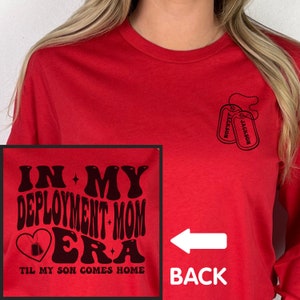 Deployment Mom Shirt, Deployment Mom Gift, Proud Military Mom ...