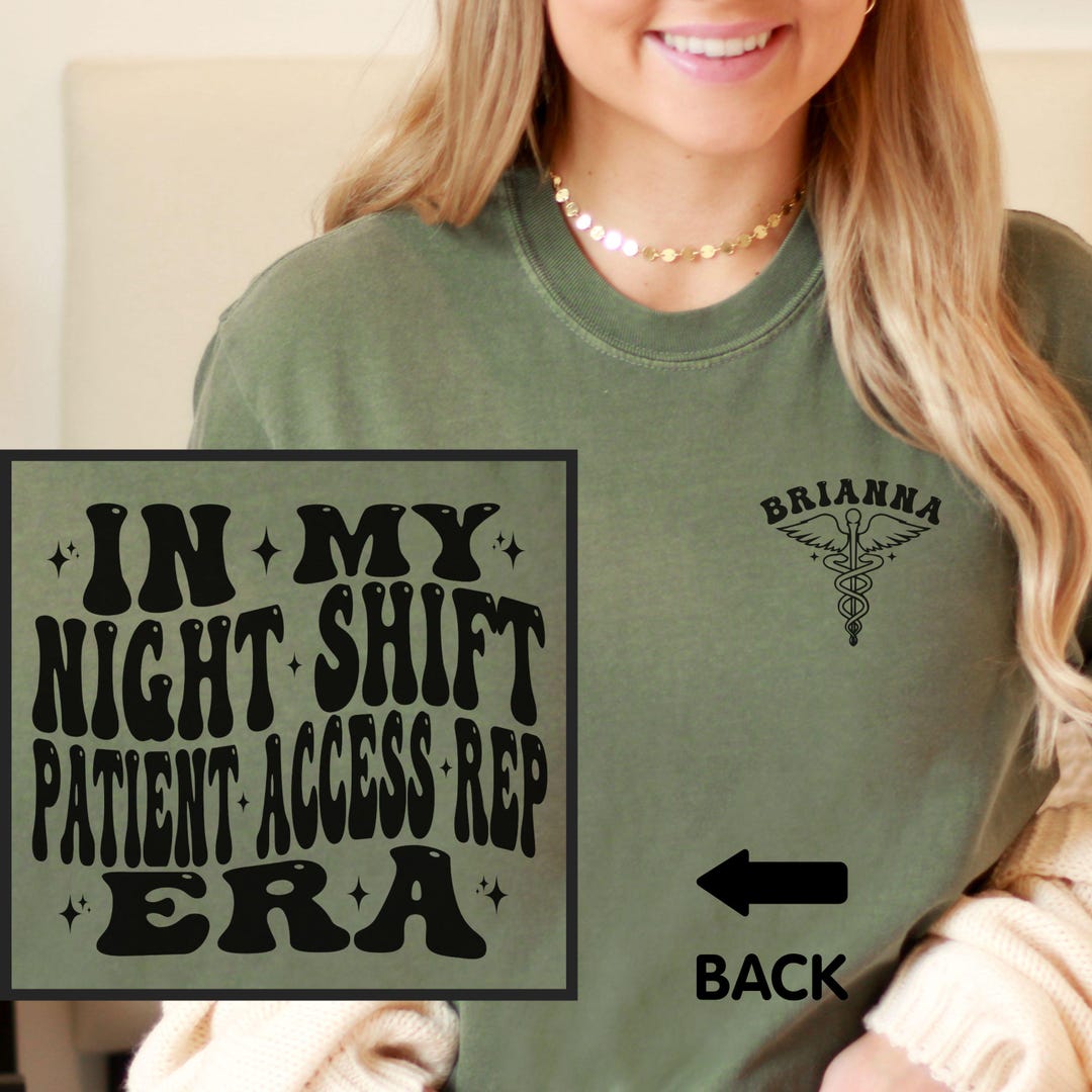 Patient Access Shirt, Patient Access Specialist Comfort Color Shirt ...