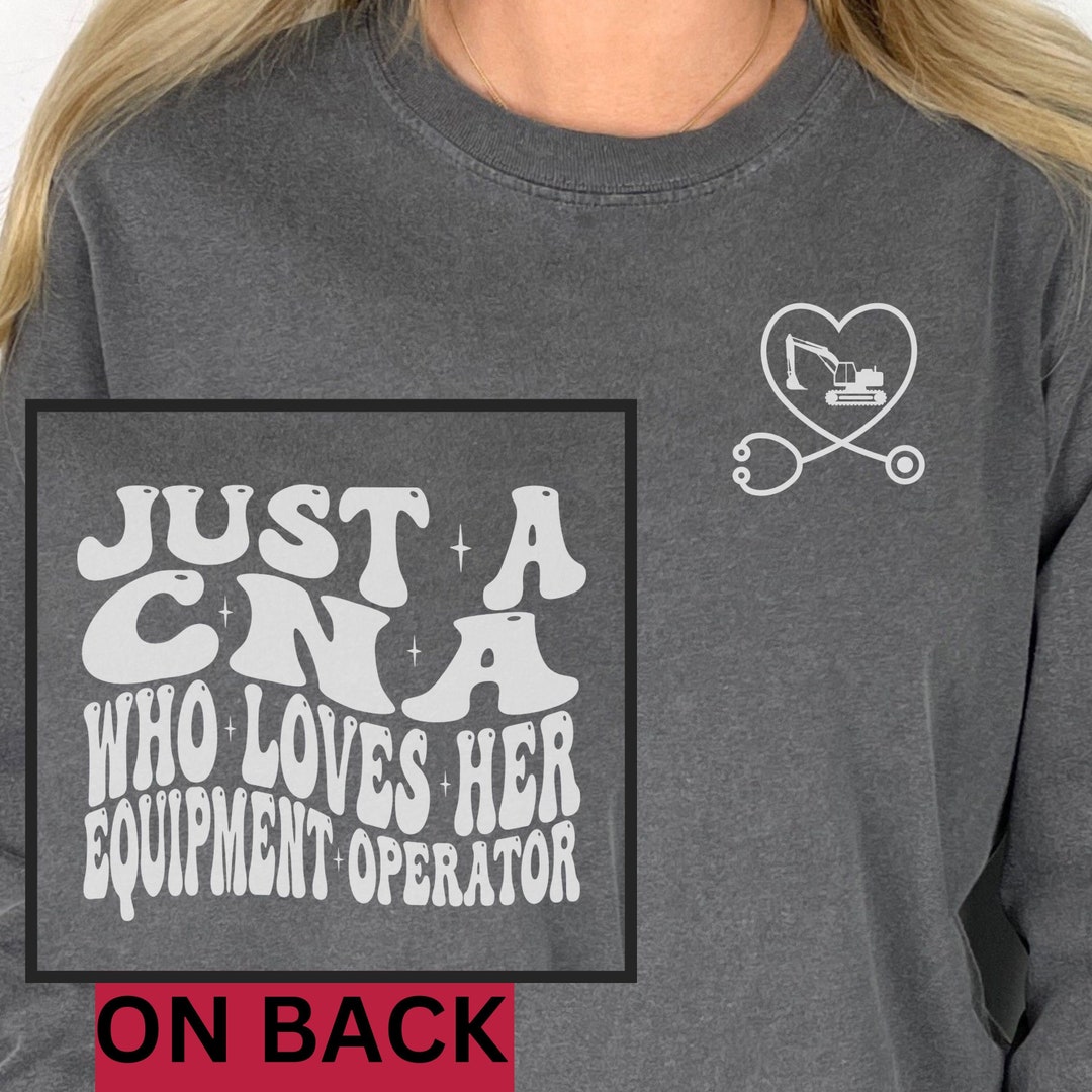 Blue Collar Wife Shirt, CNA Equipment Girlfriend Comfort Colors Shirt ...