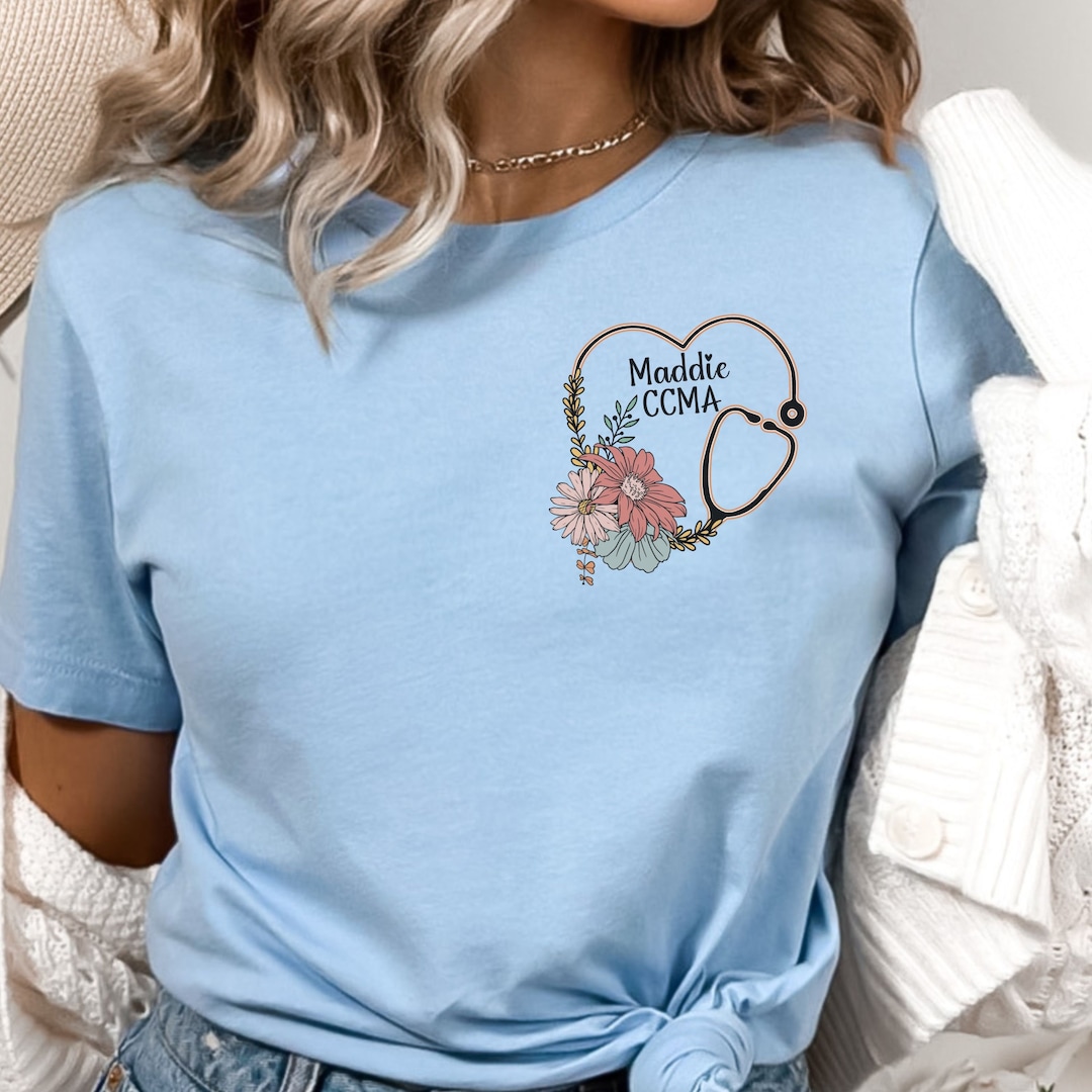 Custom CCMA Boho Shirt, Personalized Certified Clinical Medical ...