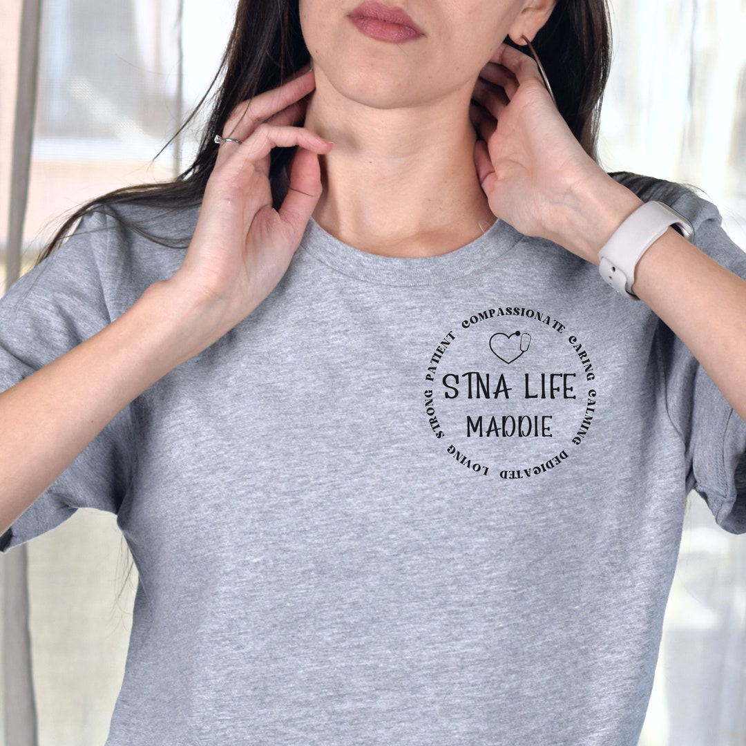 Custom STNA Shirt, Boho Shirt, Personalized State Tested Nursing ...
