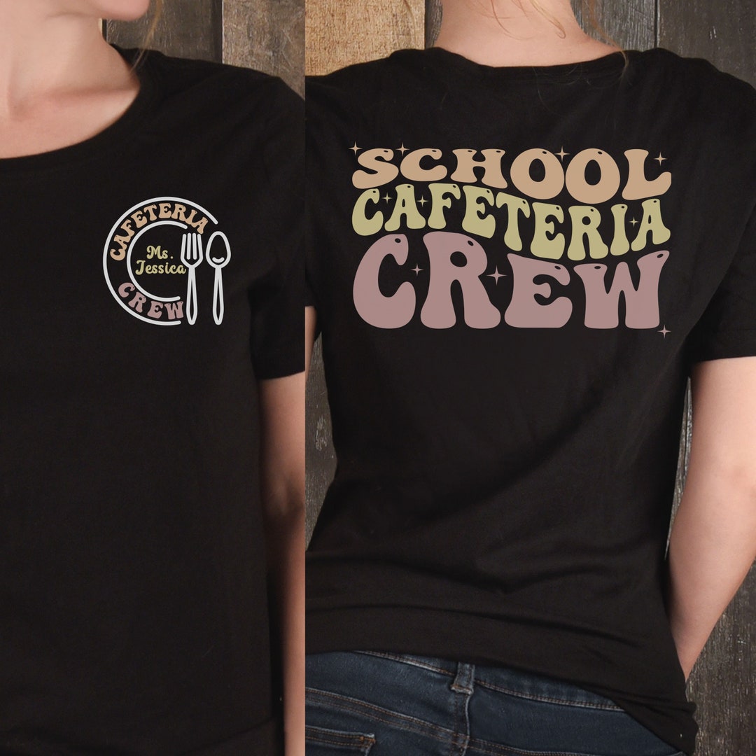 Lunch Ladies Shirt Personalized, Lunch Lady Shirts, Custom Lunch Lady T ...
