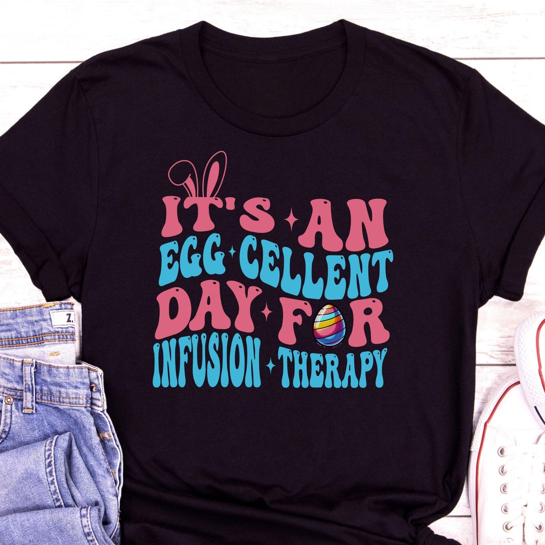 Funny Infusion Nurse Shirt Easter, Easter Infusion Therapy Sweatshirt ...