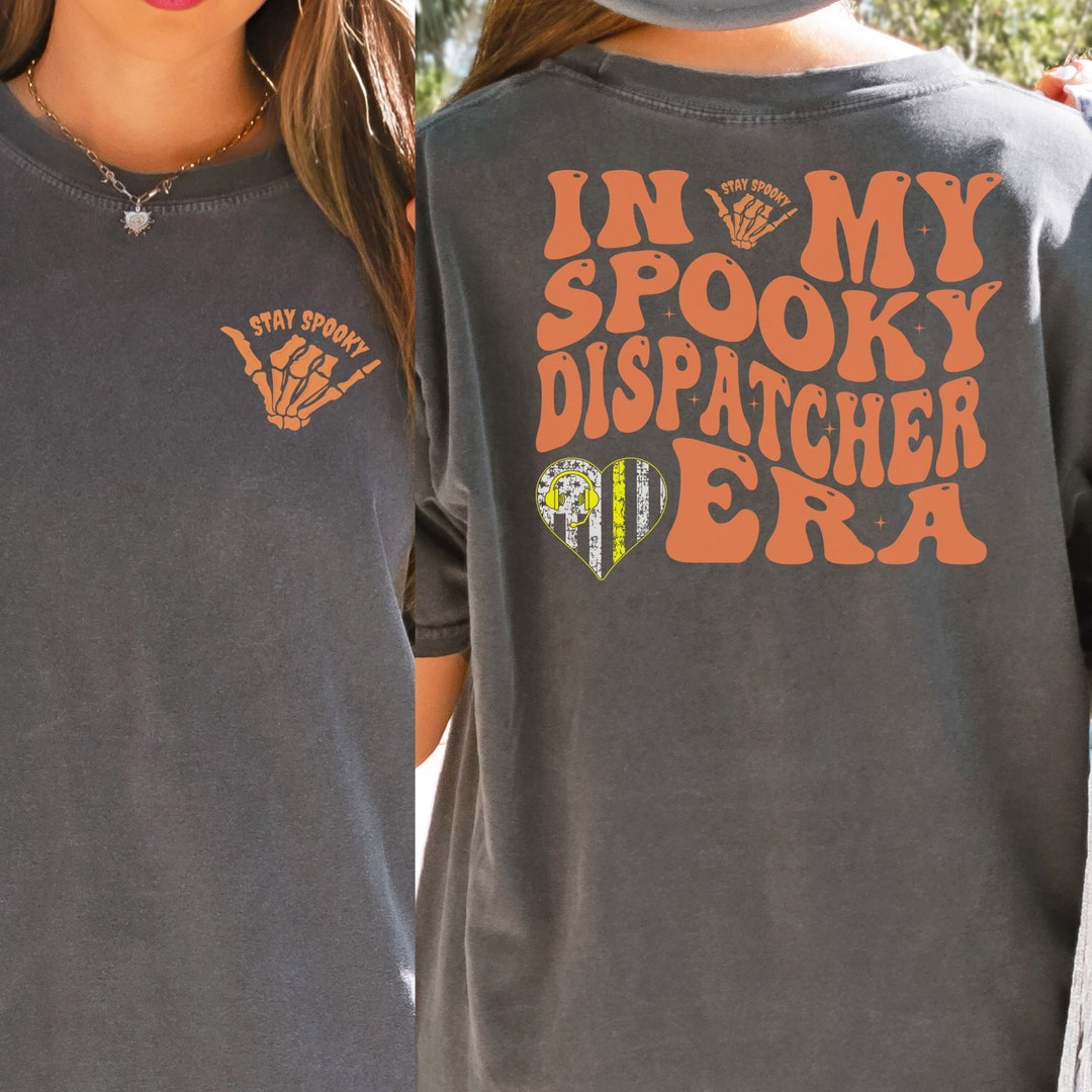 Dispatcher Shirt Halloween Halloween Dispatch Comfort Colors - Etsy