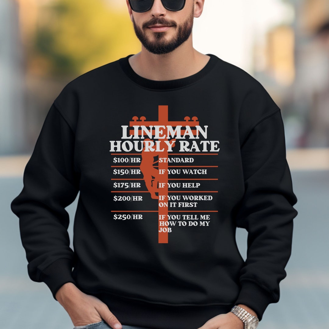 Funny Lineman T Shirt, Power Lineman Shirt Men, Electrical Lineman Gift ...