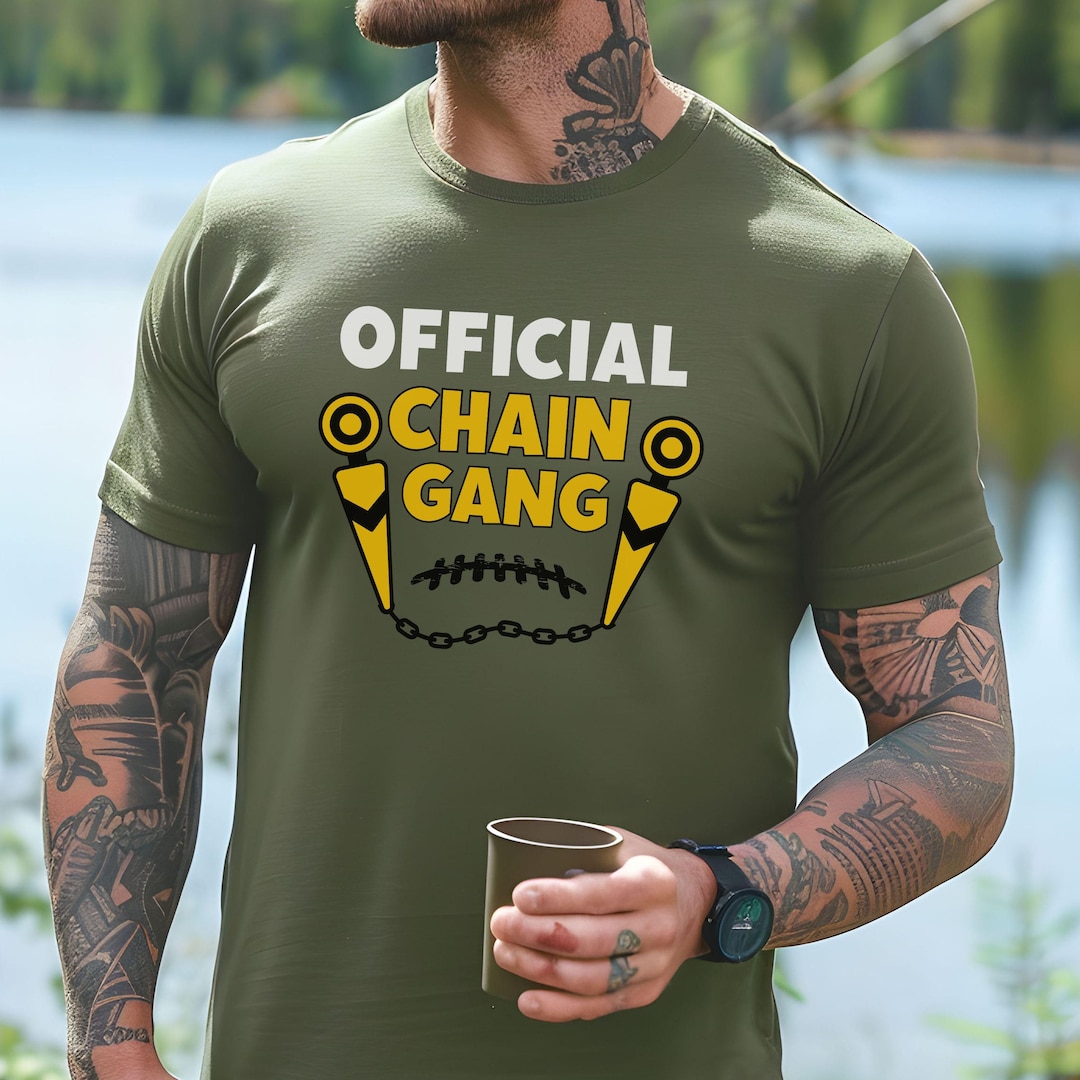 Chain Gang Shirt, Football Chain Gang Sweatshirt, Chain Gang Long ...