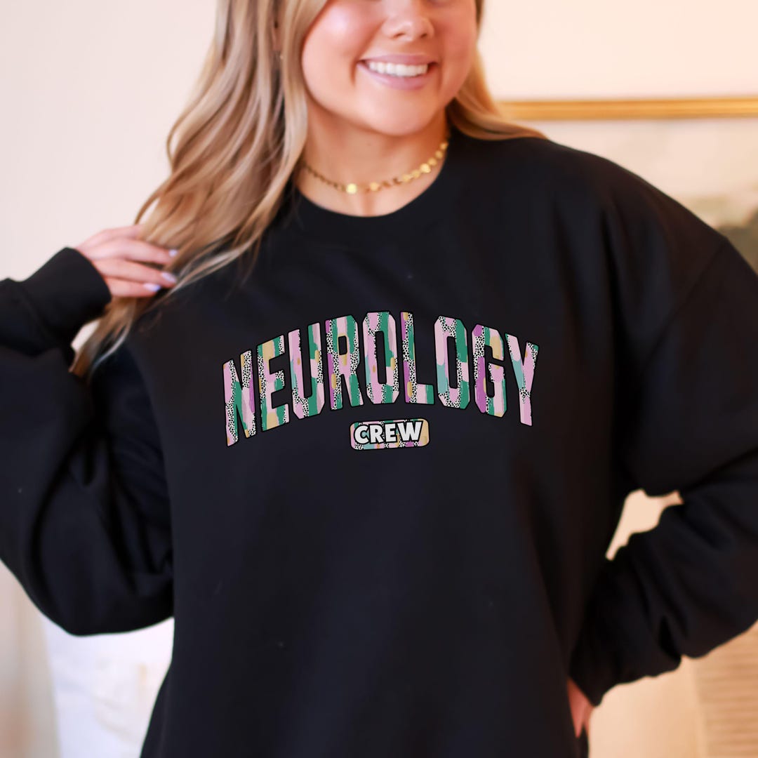 Neurology Sweatshirt, Brushstroke Neurology Tshirt, Neuro Squad Shirt ...