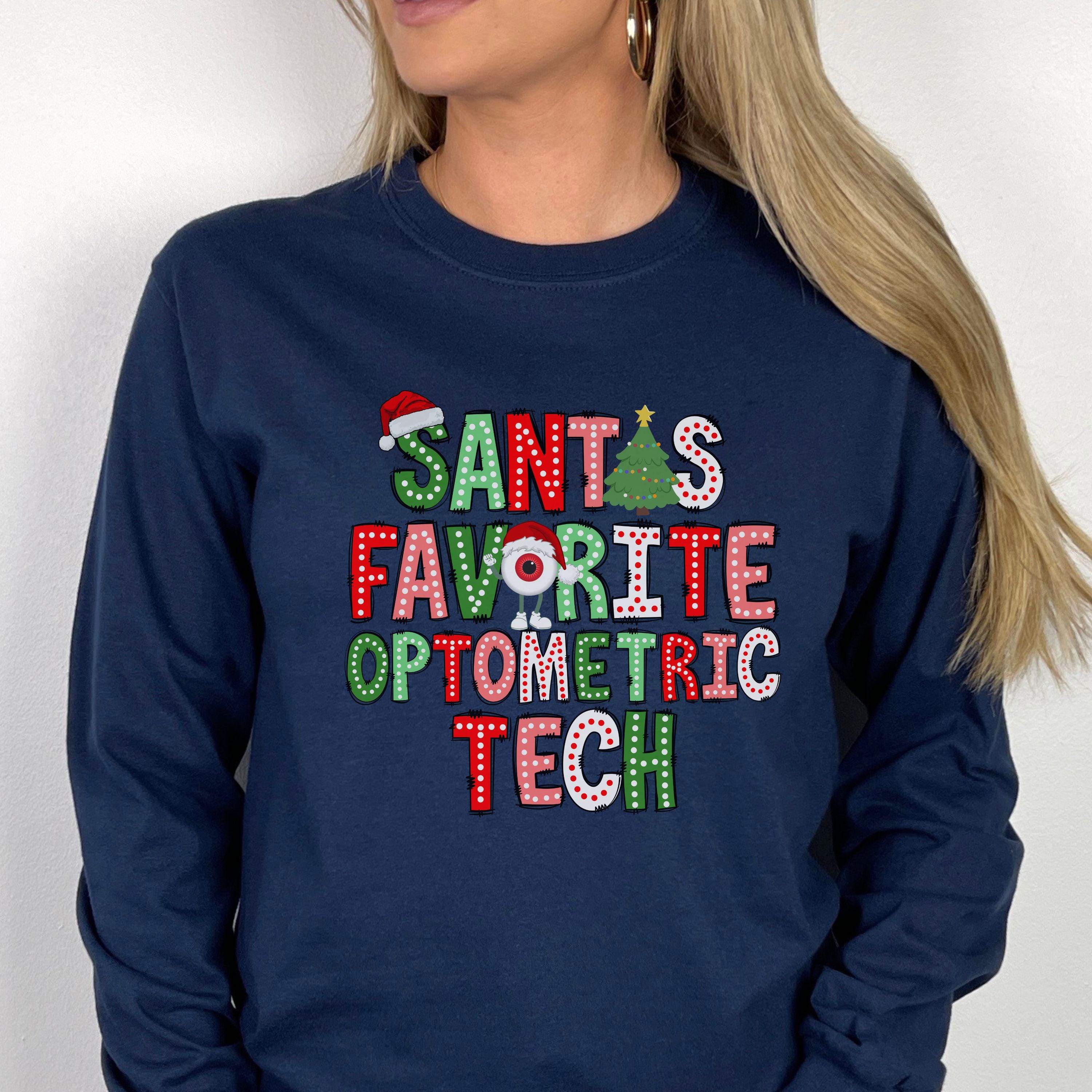 Optometry Christmas Shirt, Christmas Optometry Crewneck, Christmas ...