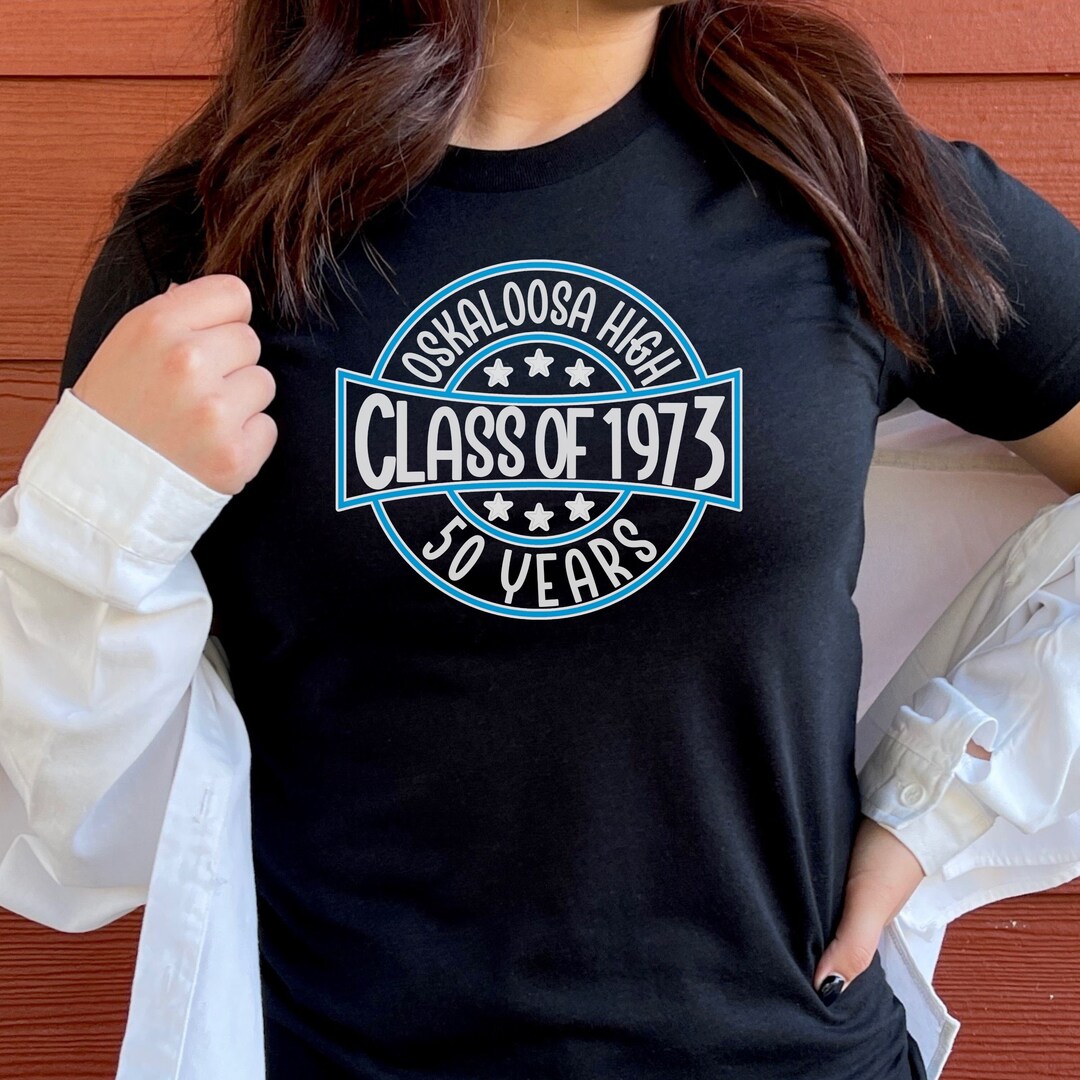 Custom Class Reunion T-shirt, 50th Year High School Reunion ...