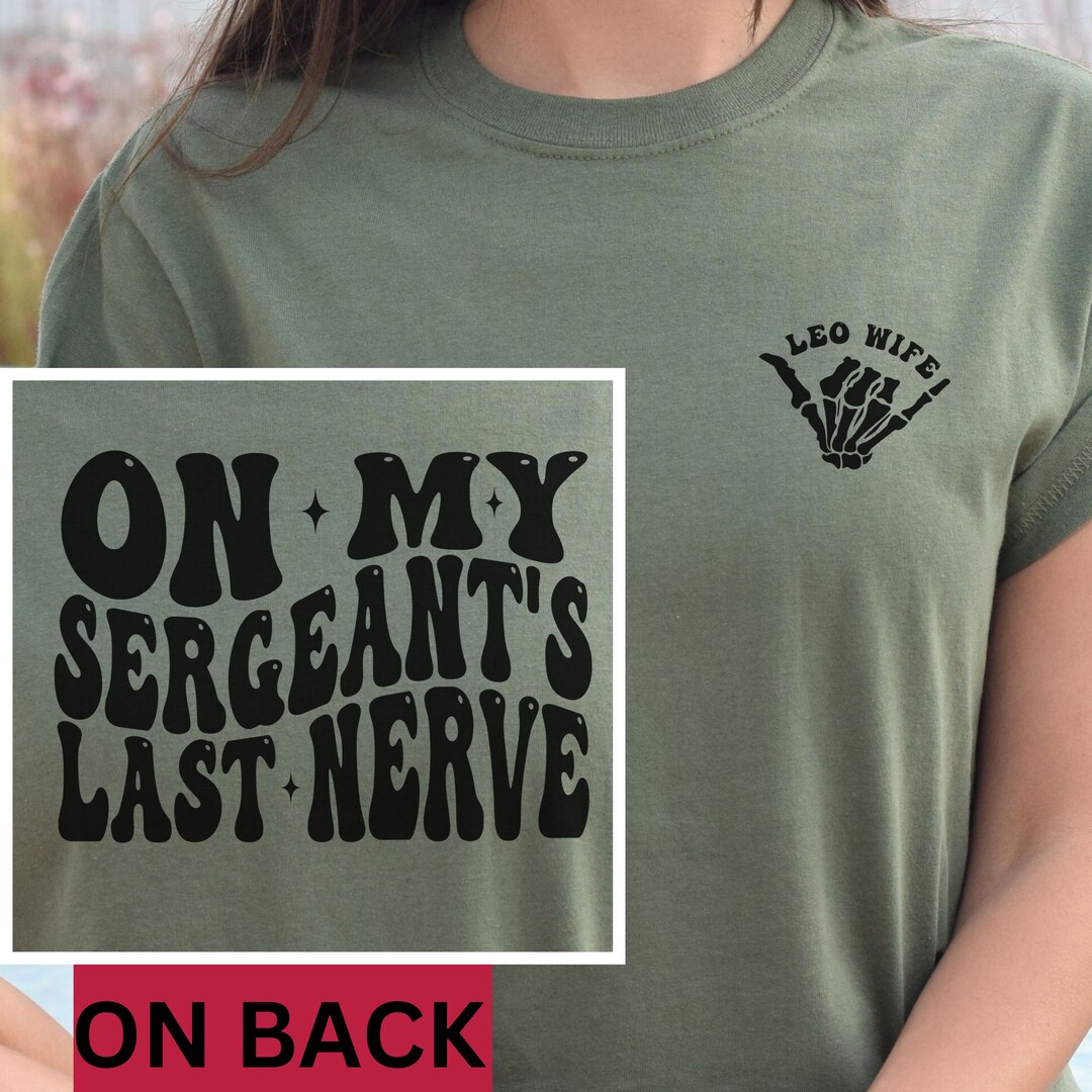 Sergeant Wife Shirt, Patrol Sergeants Wife Crewneck Sweatshirt, Gift ...