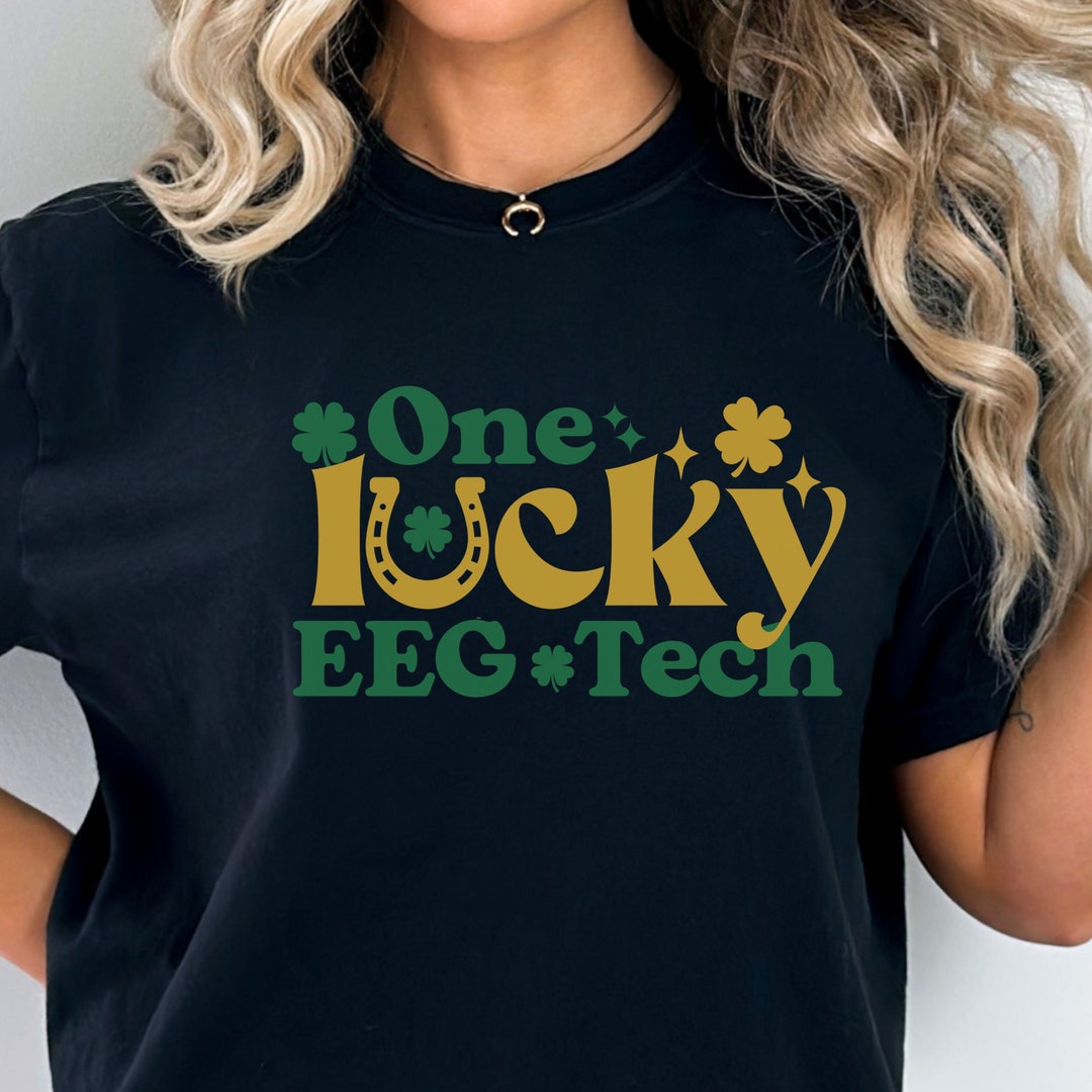 EEG Tech Shirt St Patricks, EEG Tech Comfort Colors, EEG Tech St ...