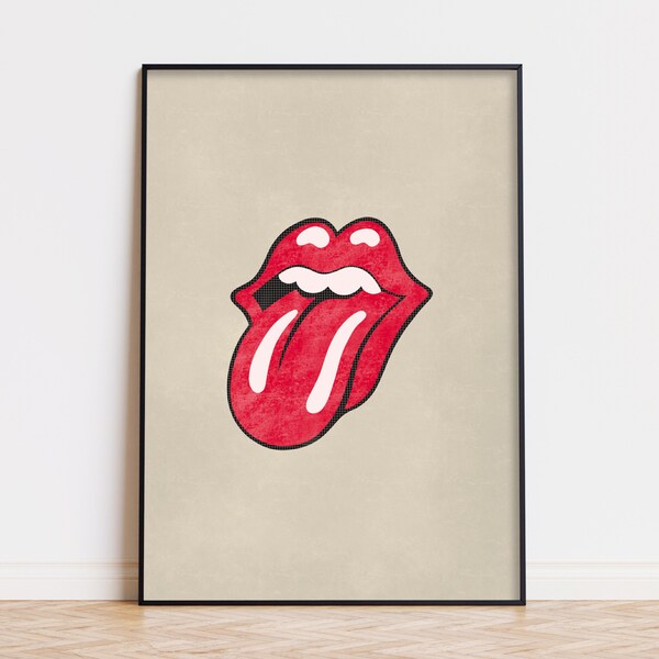 Rolling Stones Poster - Etsy
