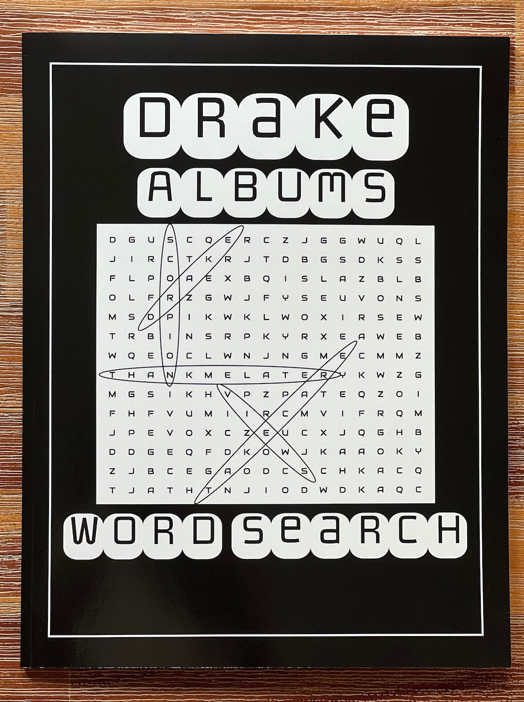 Drake Albums Word Search - Etsy