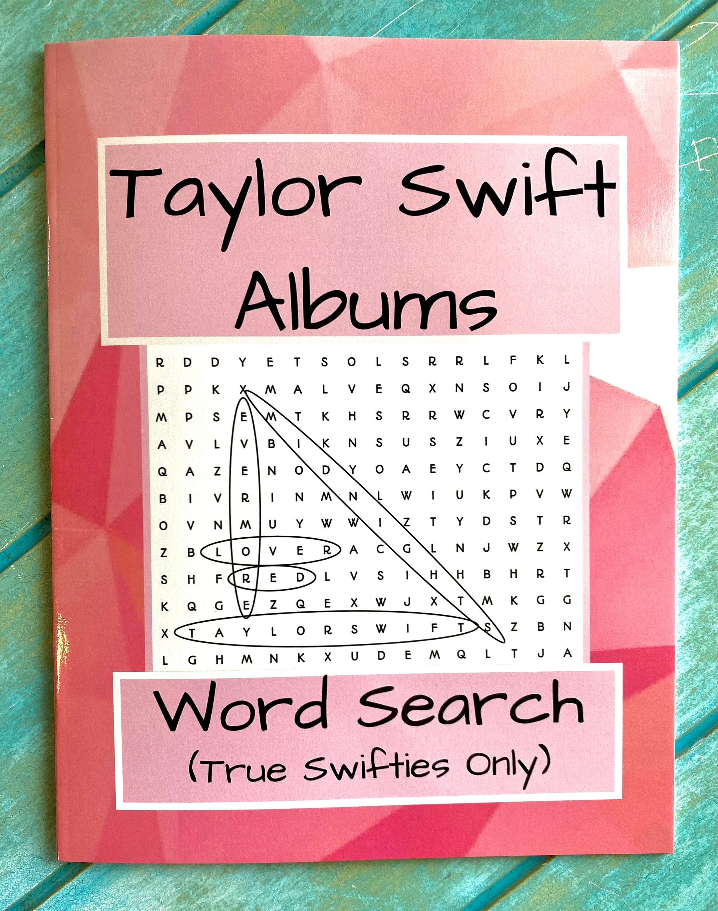 Taylor Swift Albums Word Search - Etsy