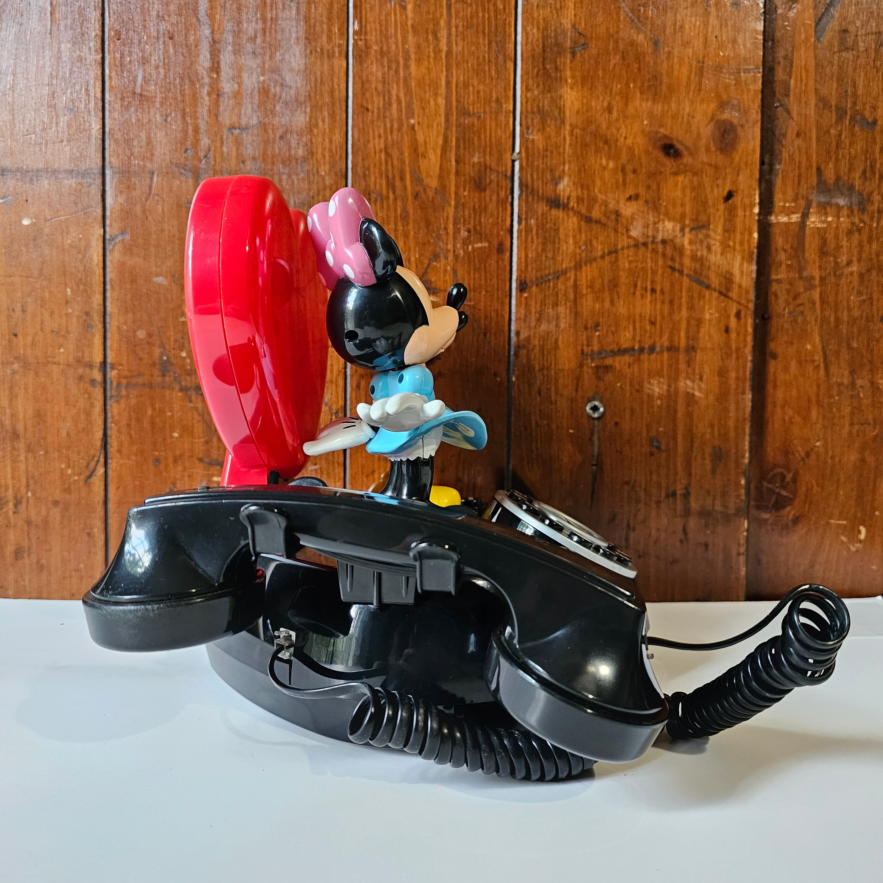 90's Vintage Disney Mickey & Minny Mouse Animated Talking Phone - Etsy