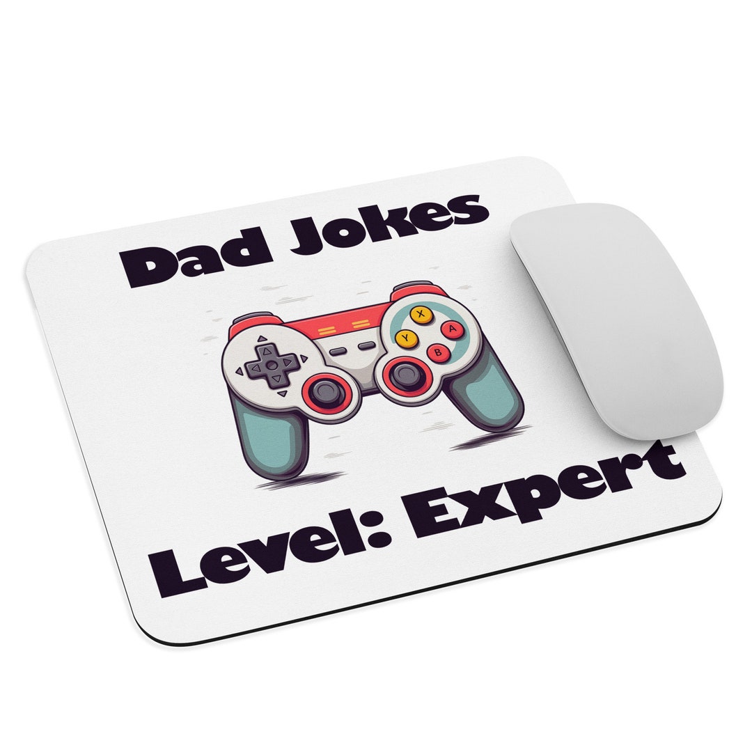 Dad Jokes - Level: Expert Computer Mouse Pad - Etsy