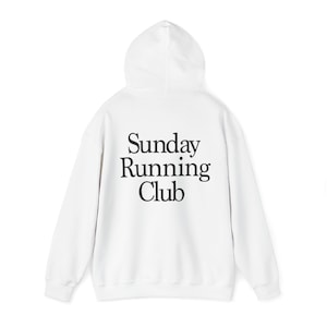 Sunday Running Club Hoodies Wellness Health Club Runner Joggers ...