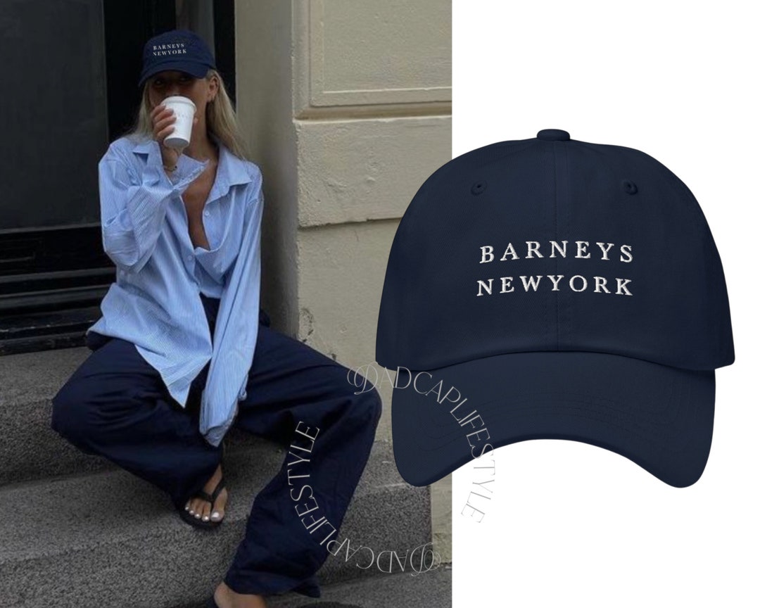 Barneys New York Embroidered NYC Aesthetic Dad Hat Baseball - Etsy