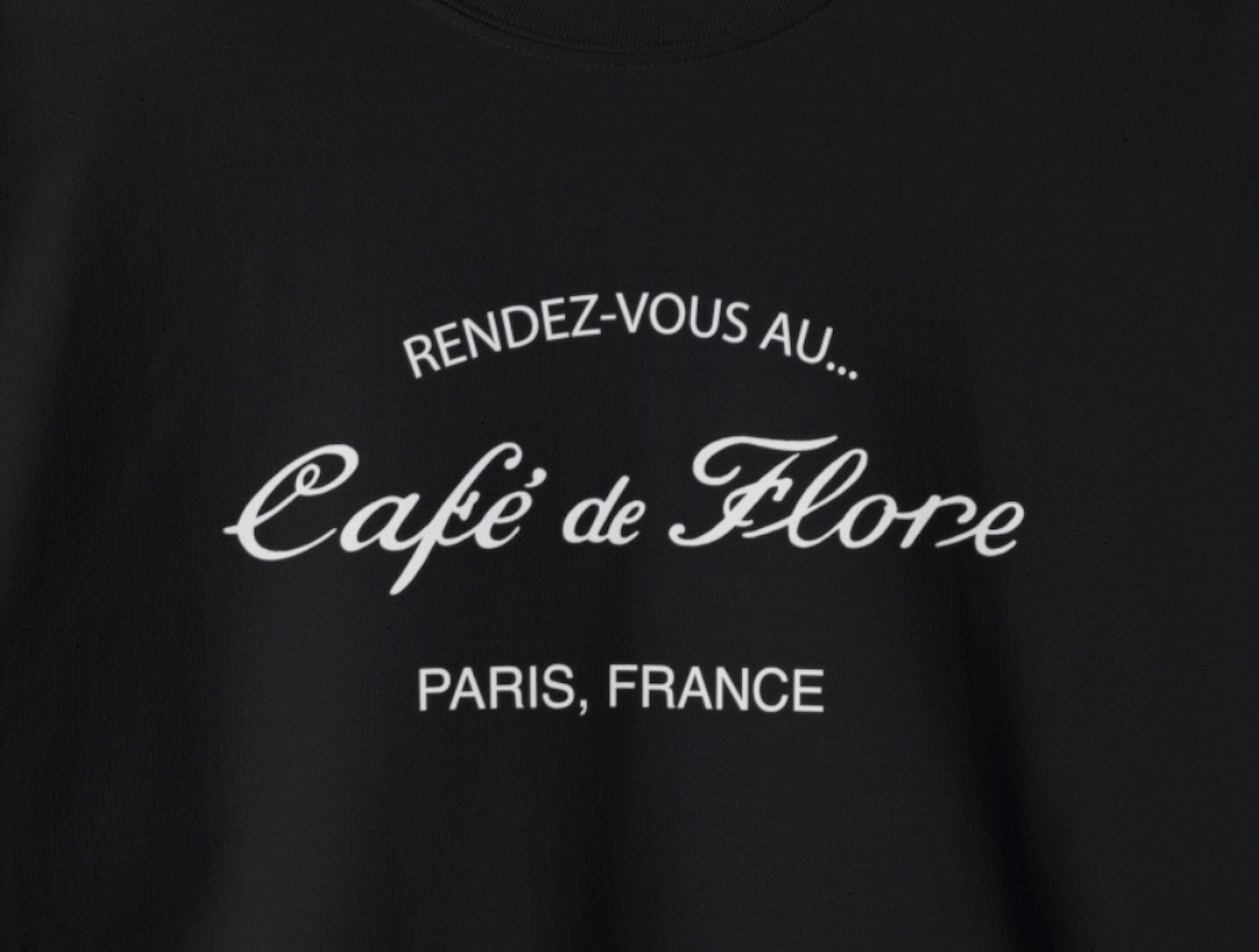 Cafe De Flore Paris Aesthetic Y2K Sweatshirt Vintage 90s Style Preppy ...