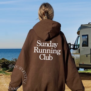 Sunday Running Club Hoodies Wellness Health Club Runner Joggers ...
