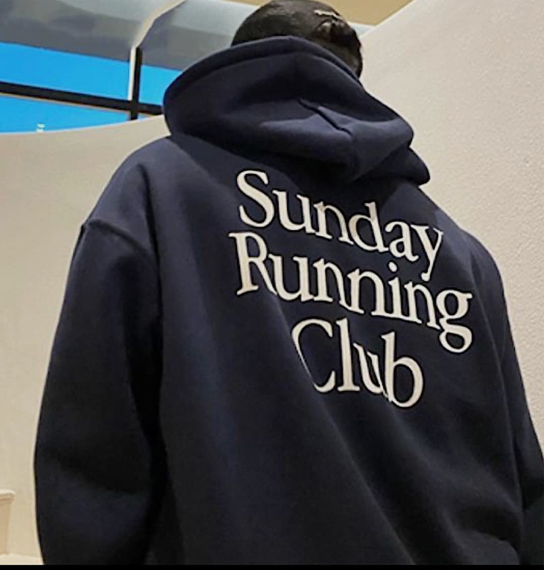 Sunday Running Club Hoodies Wellness Health Club Runner Joggers ...
