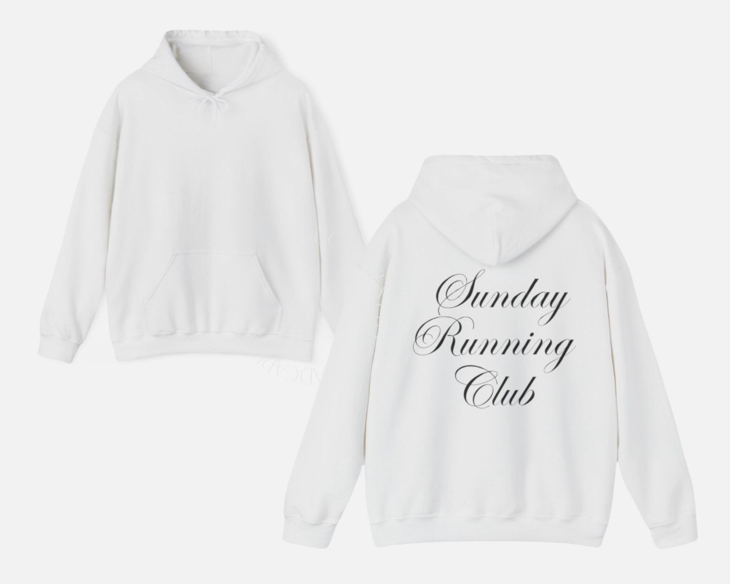 Sunday Running Club Hoodies Wellness Club Runner Joggers Gift ...