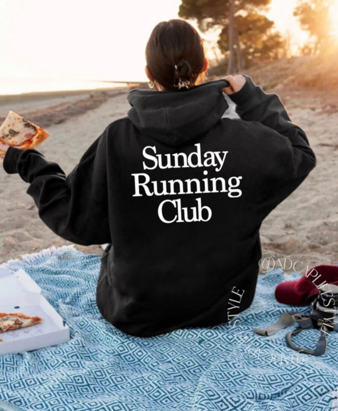 Sunday Running Club Hoodies Wellness Gift for Runner Gymnastics ...