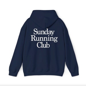 Sunday Running Club Hoodies Wellness Health Club Runner Joggers ...