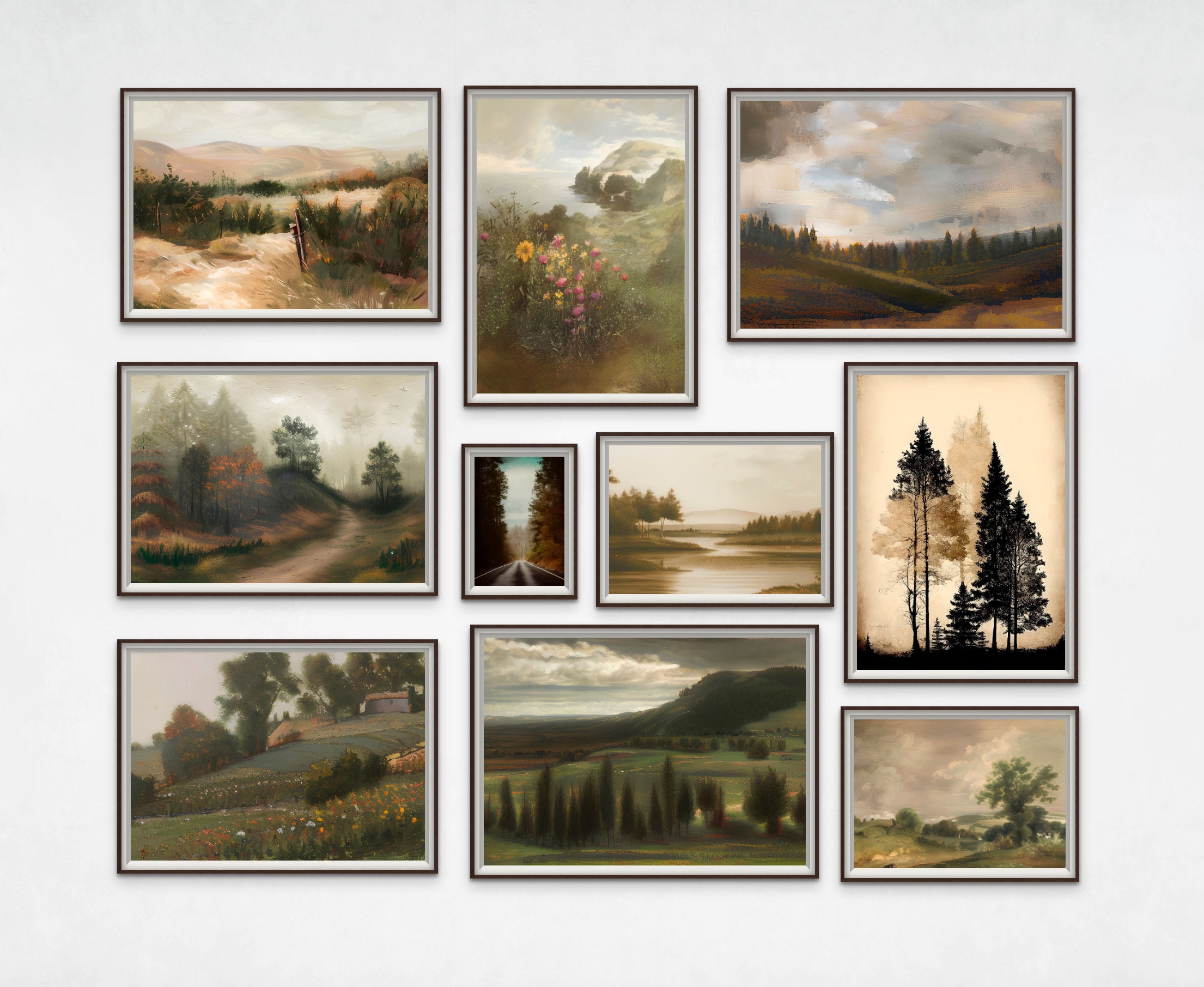 Springtime Splendor Collection / Set of 10 / Living Room Decor - Etsy