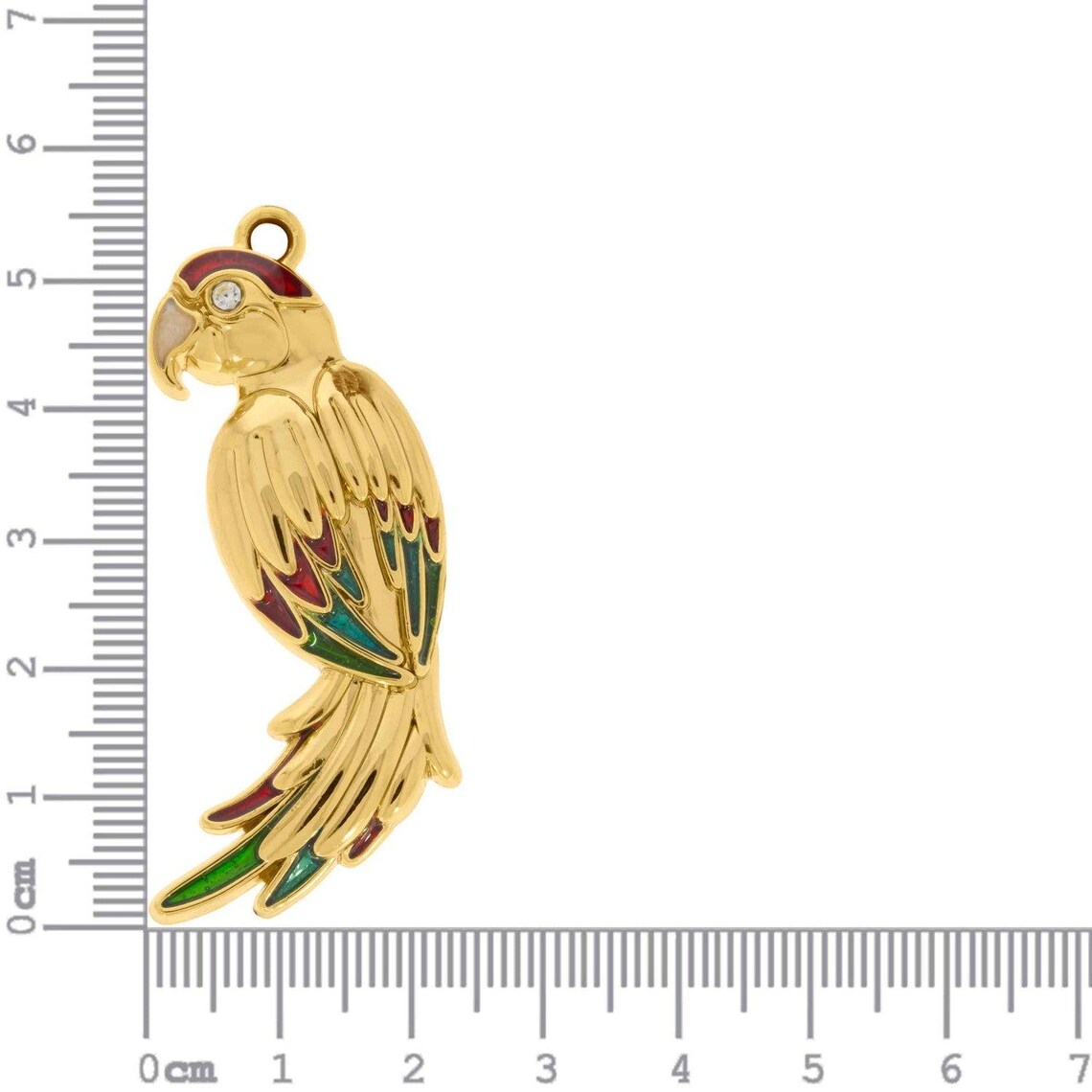 56mm Parrot Charm Resort Jewelry | Galentine's Gift - Etsy