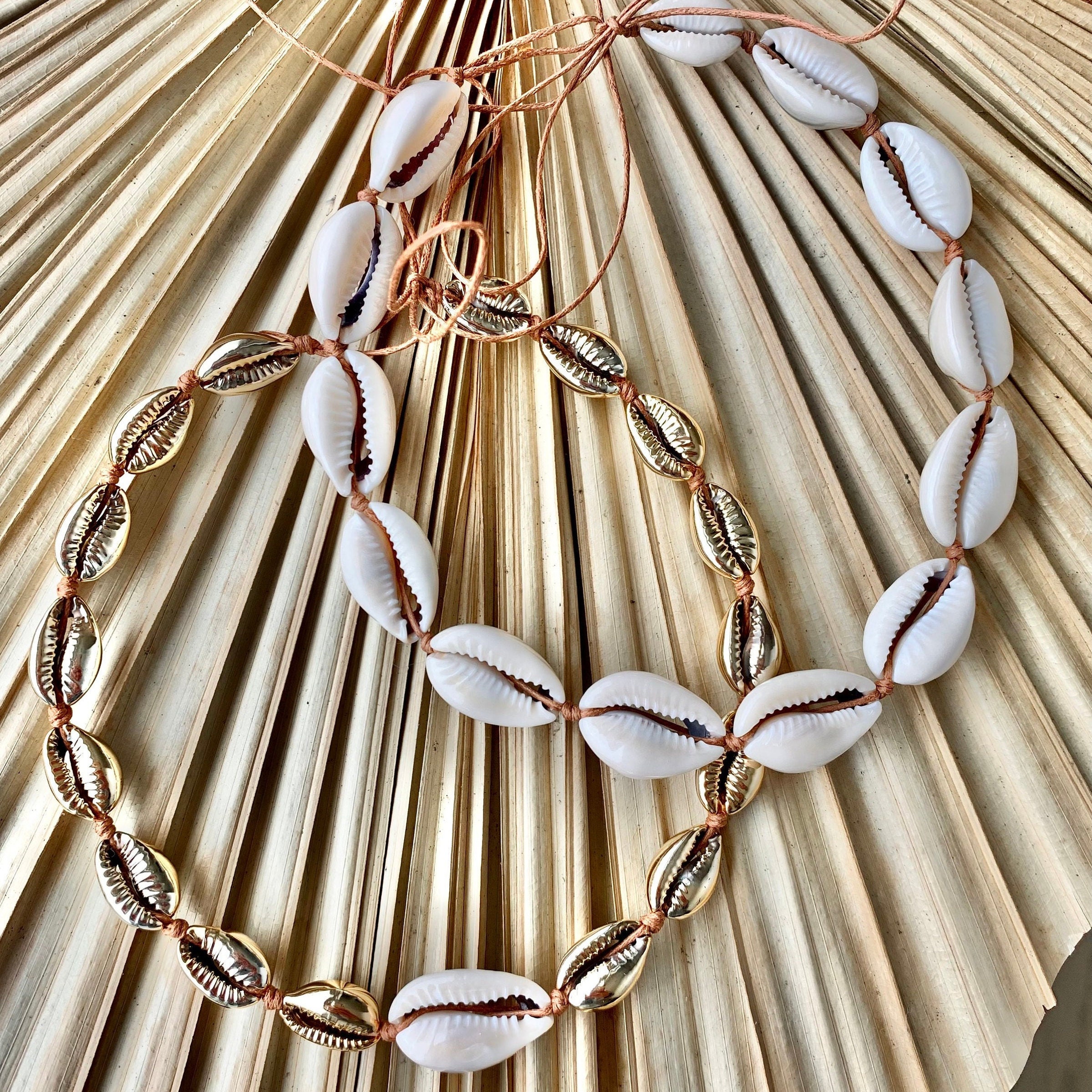 Cowrie Shell Choker Beach Shell Necklace Seashell Choker - Etsy