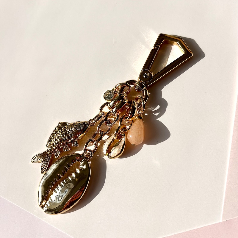 Sea Shell Keychain - Etsy