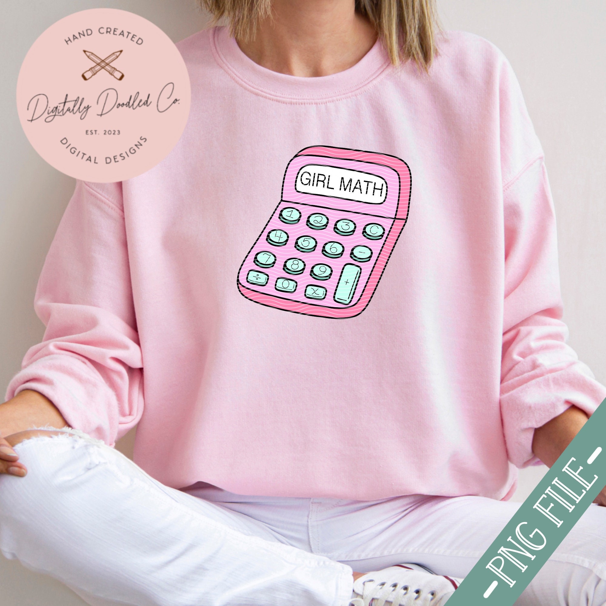 Girl Math Pngits Basically Free Pnggirl Math Calculator Pnggirl Math ...