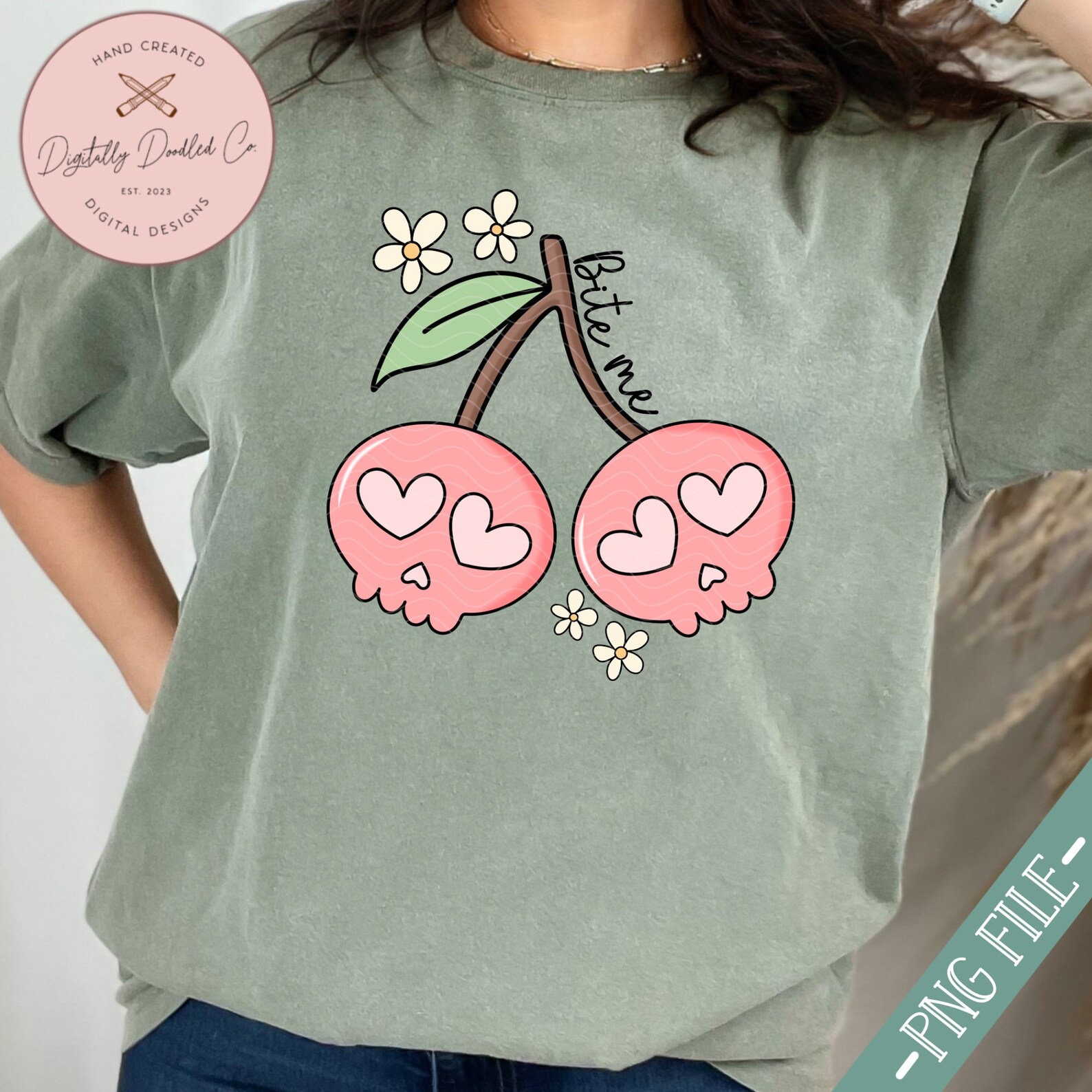 Skeleton Cherries Png•girly Halloween•gothic Girly•coquette Halloween ...