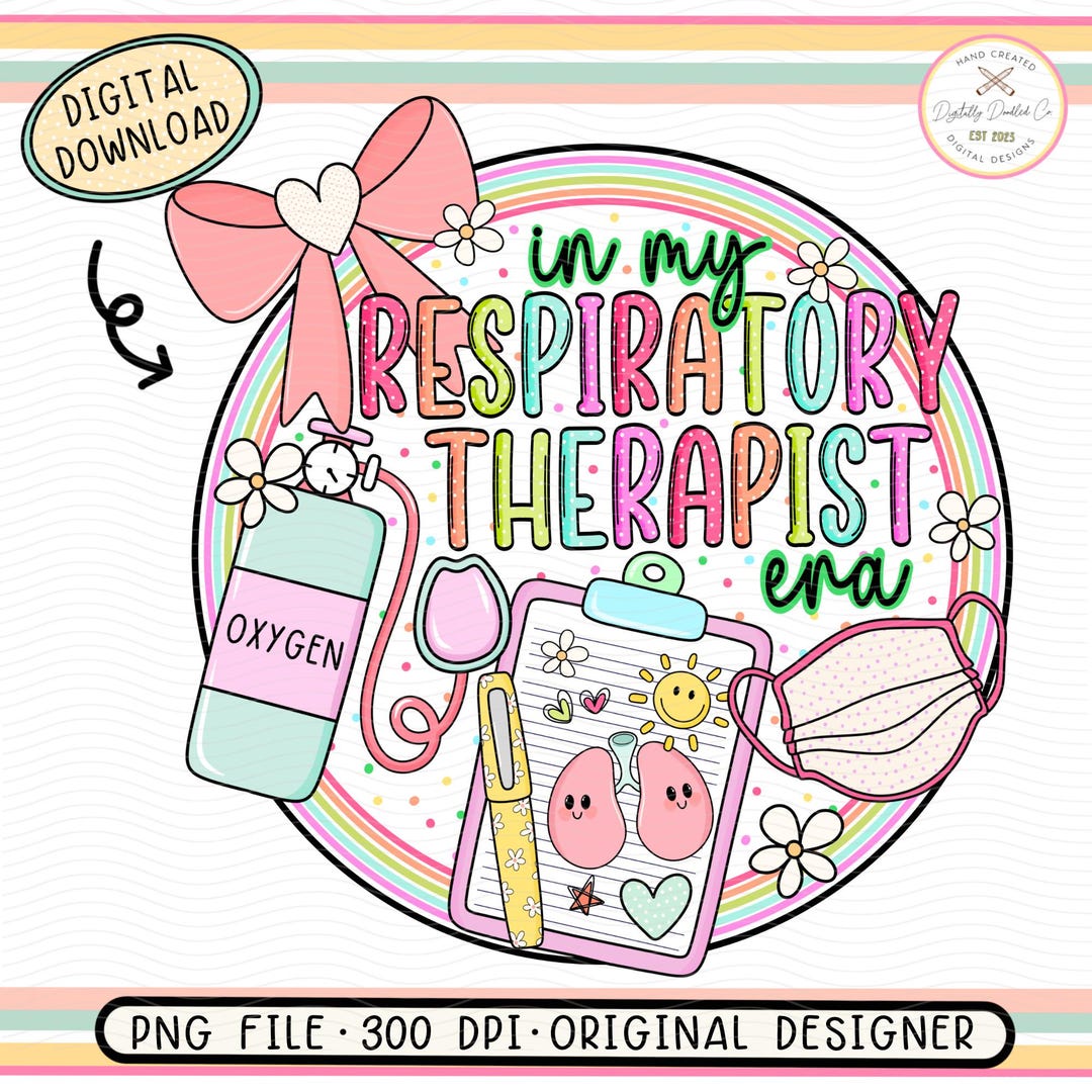 Coquette Nurse Png•respiratory Therapist Png•medical Doodles ...