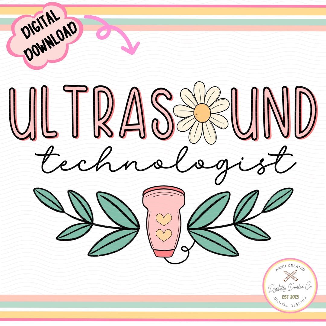 Ultrasound Technologist Png•sonographer Gift•ultrasound Shirt Design ...
