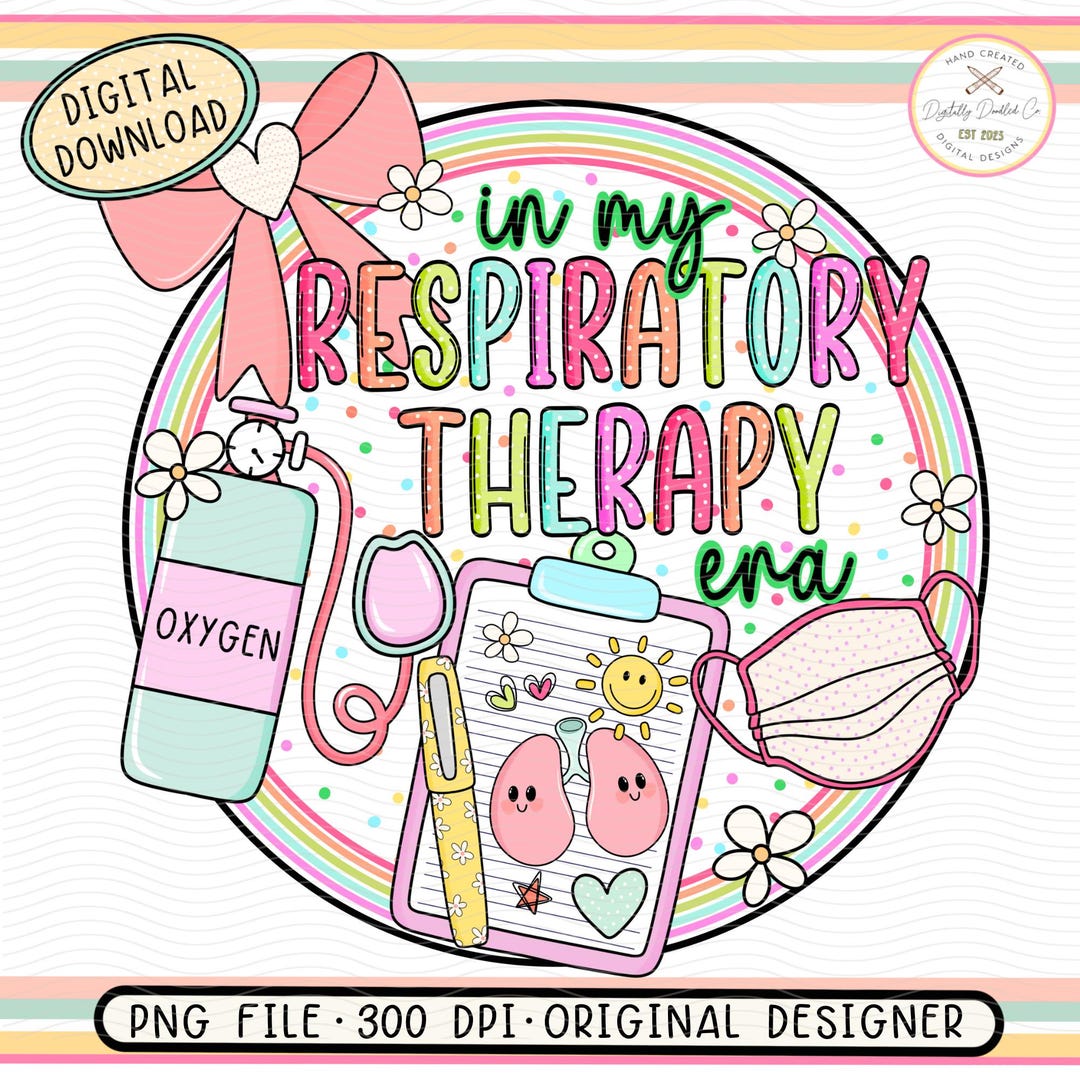 Coquette Nurse Png•respiratory Therapist Png•medical Doodles ...