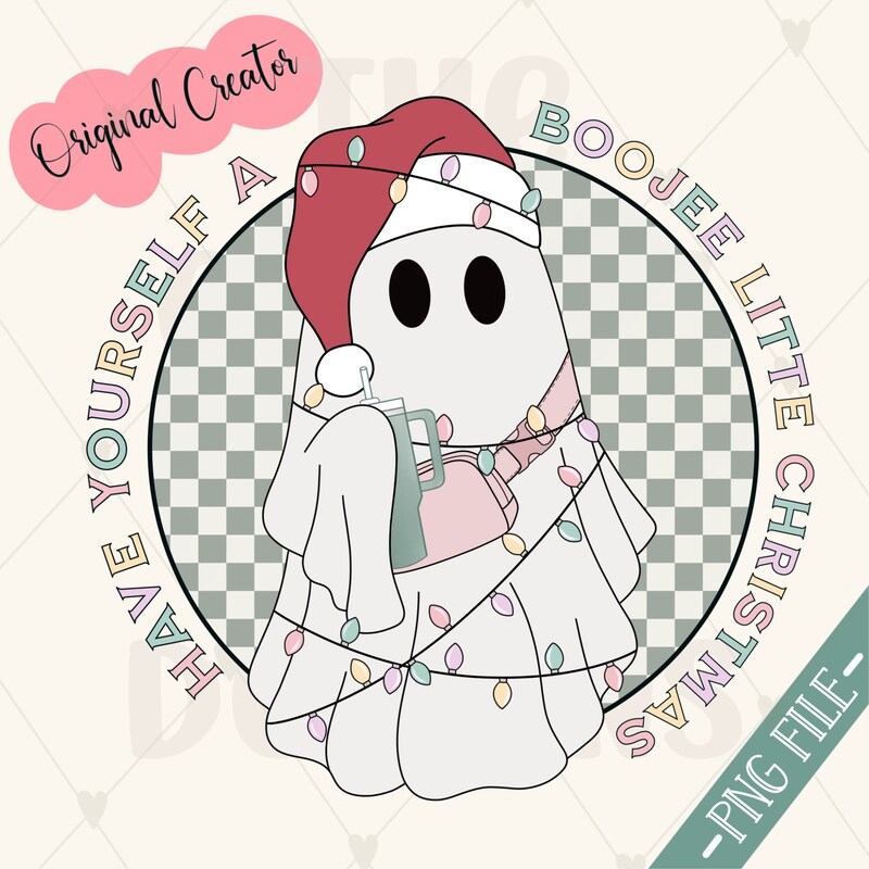 Ghost Christmas Png - Etsy