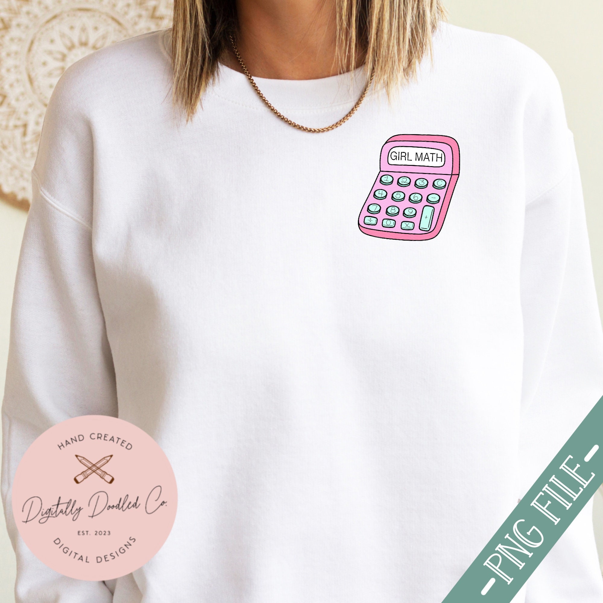 Girl Math Png•its Basically Free Png•girl Math Calculator Png•girl Math ...