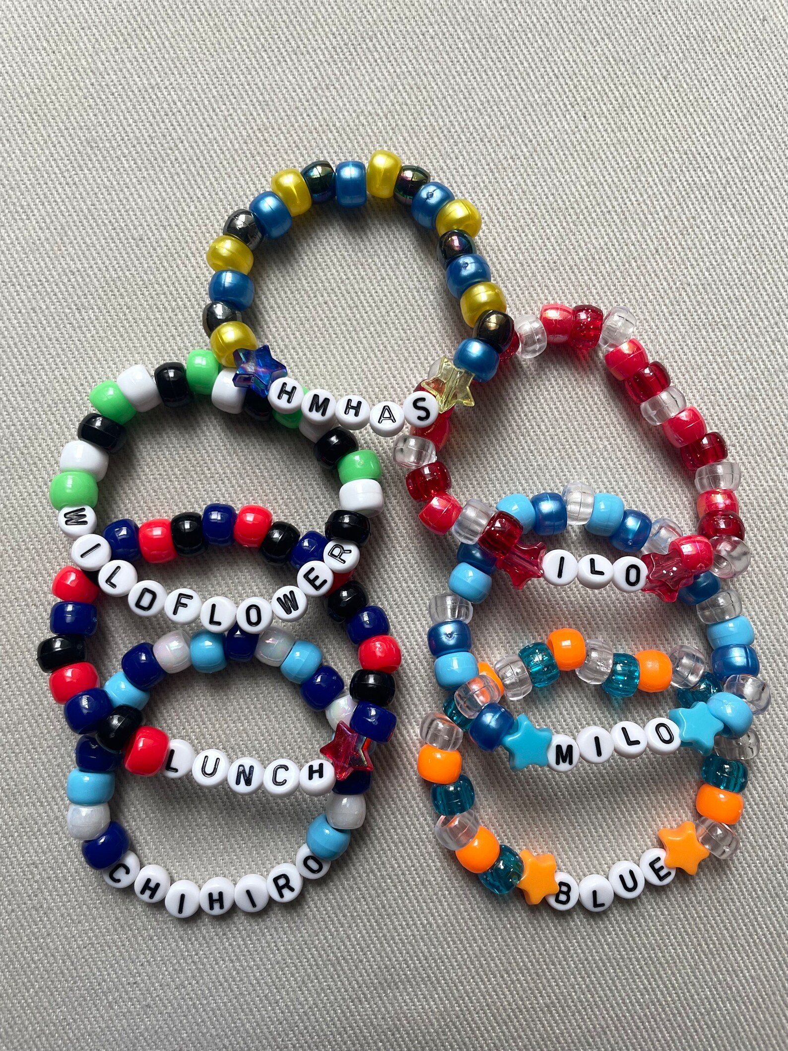 Billie Inspired Bracelets Pack, Mystery or Personalized/custom ...