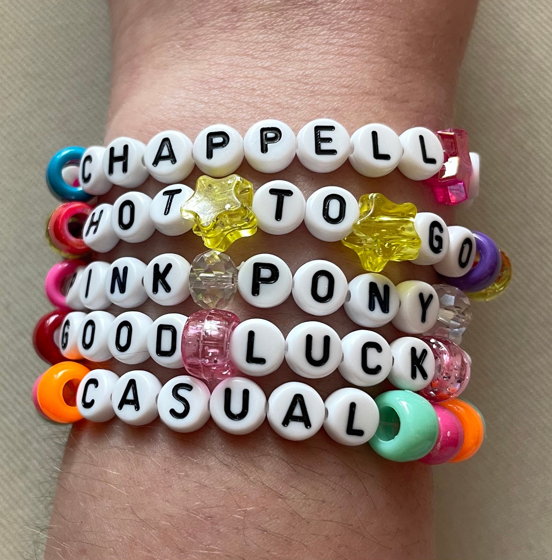 Chappell Roan Friendship Bracelets Pack, Mystery or Personalized/custom ...