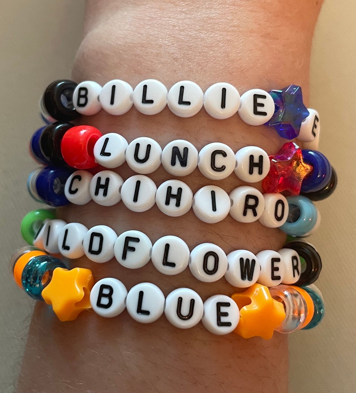 Billie Eilish Hit Me Hard and Soft Tour Friendship Bracelets Pack ...