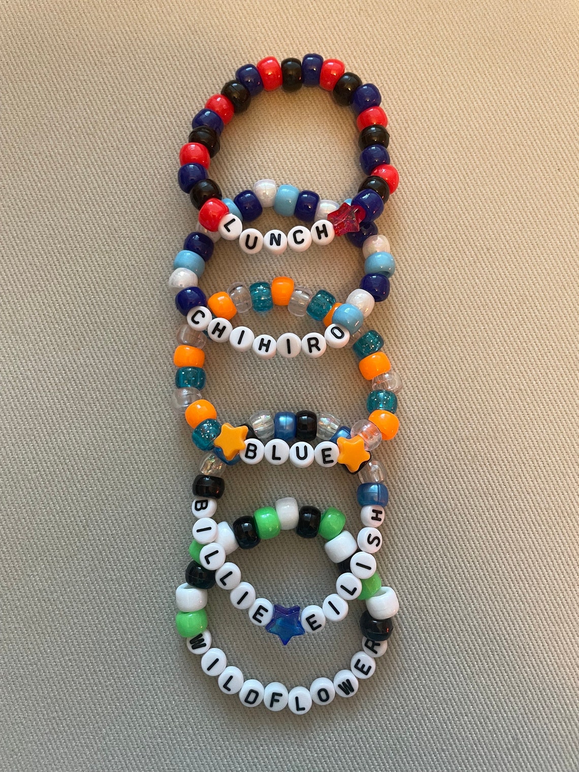Billie Eilish Hit Me Hard and Soft Tour Friendship Bracelets Pack ...