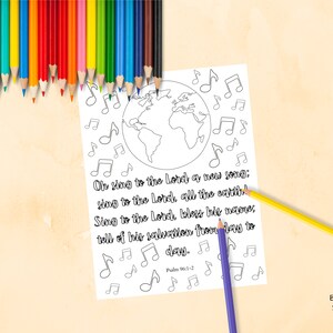 Printable Bible Verse Coloring Pages Set - Etsy